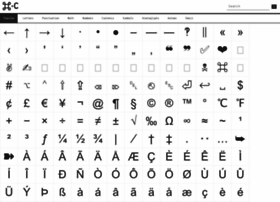 Copychar.cc - CopyChar – Copy special characters to your clipboard